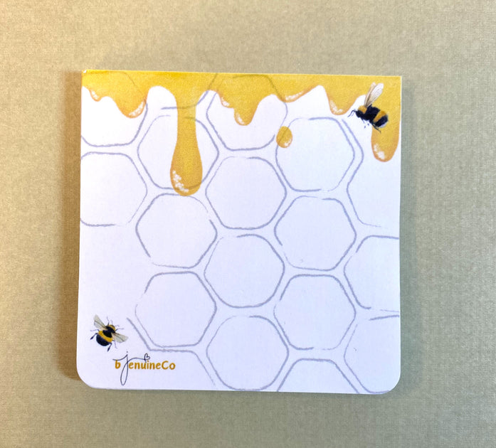 Bee Memo Pad, Cute Stationery for your space, gift idea – bJenuineCo